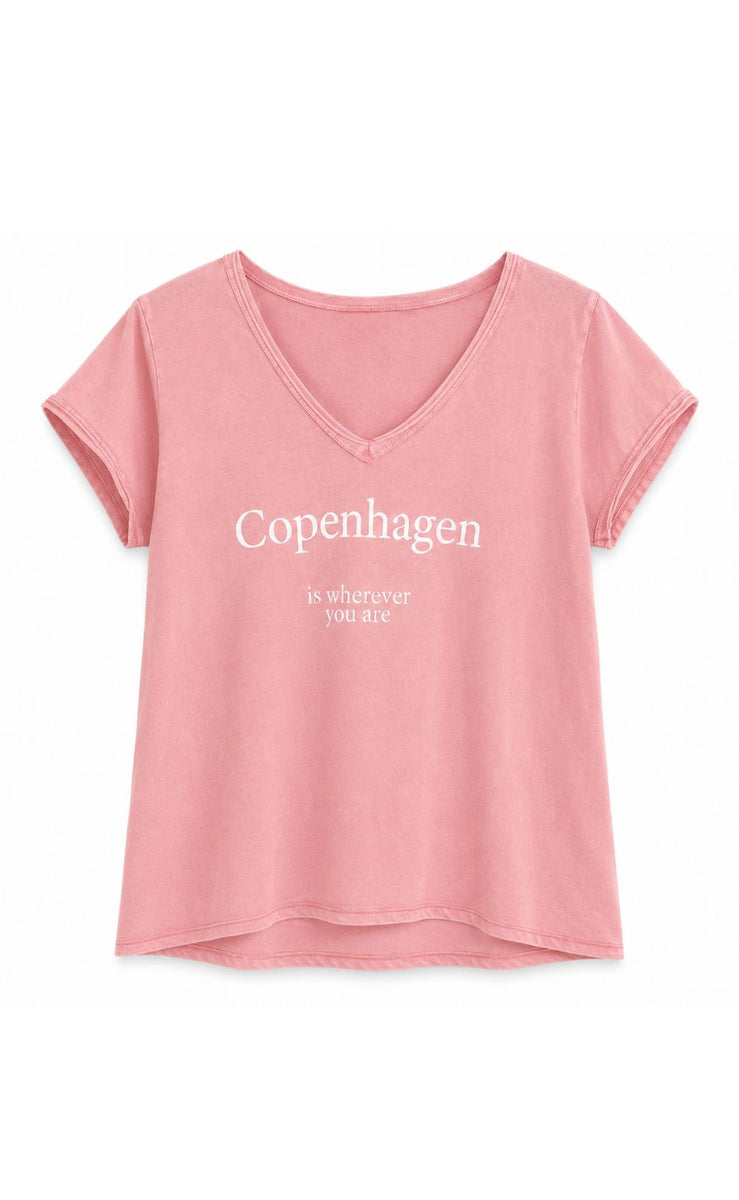 Marta Du Chateau T-shirt - Norina - Corallo | Rask levering ...