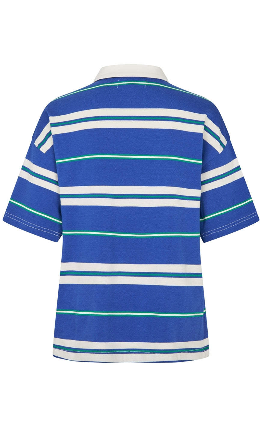 Lollys Laundry T-shirt - Ulma Polo - Blue | Rask levering | Fashionbystrand