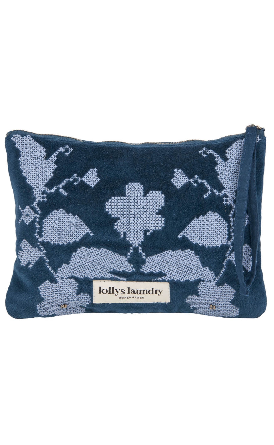 Lollys Laundry Veske - Mia Velvet - Blue | Rask levering | Fashionbystrand