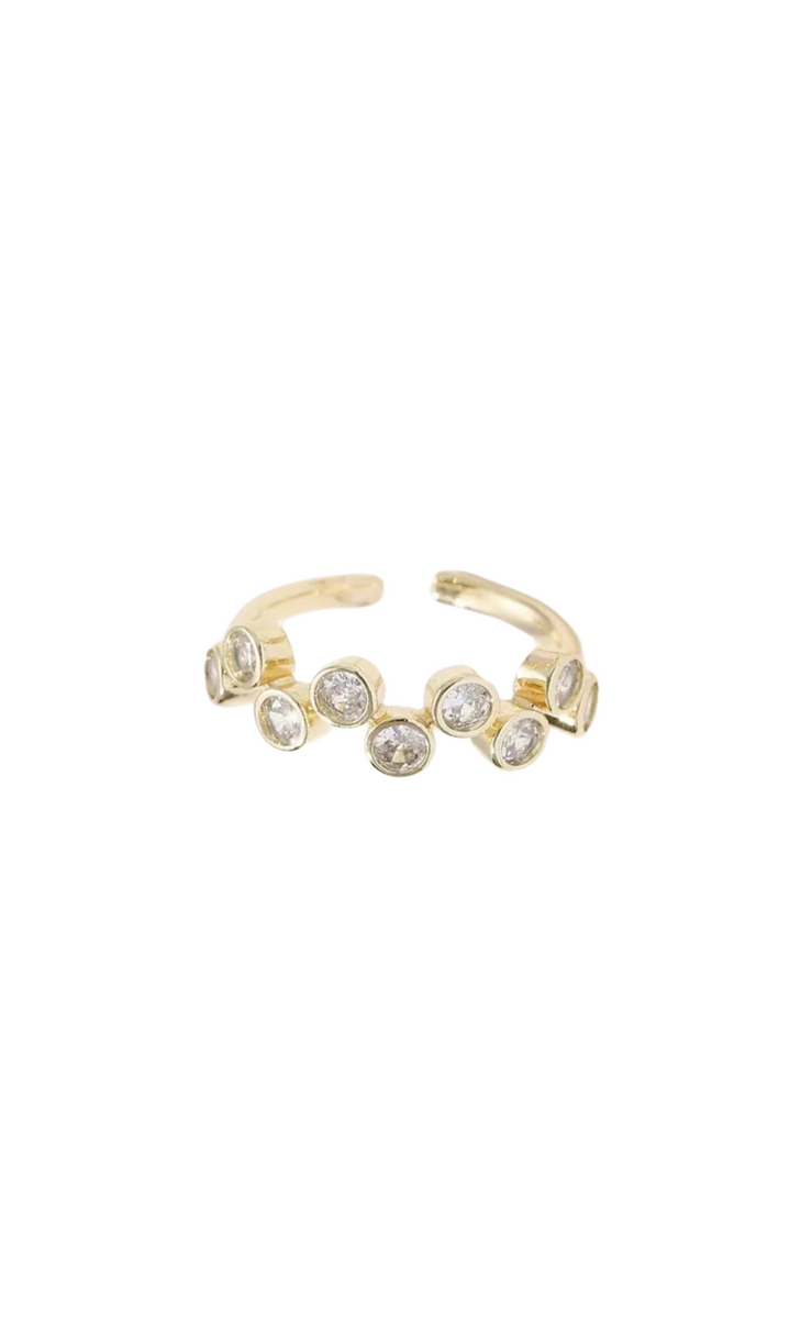Smykkeli Copenhagen Ring - Safira Stone - Gold Colour | Rask levering ...