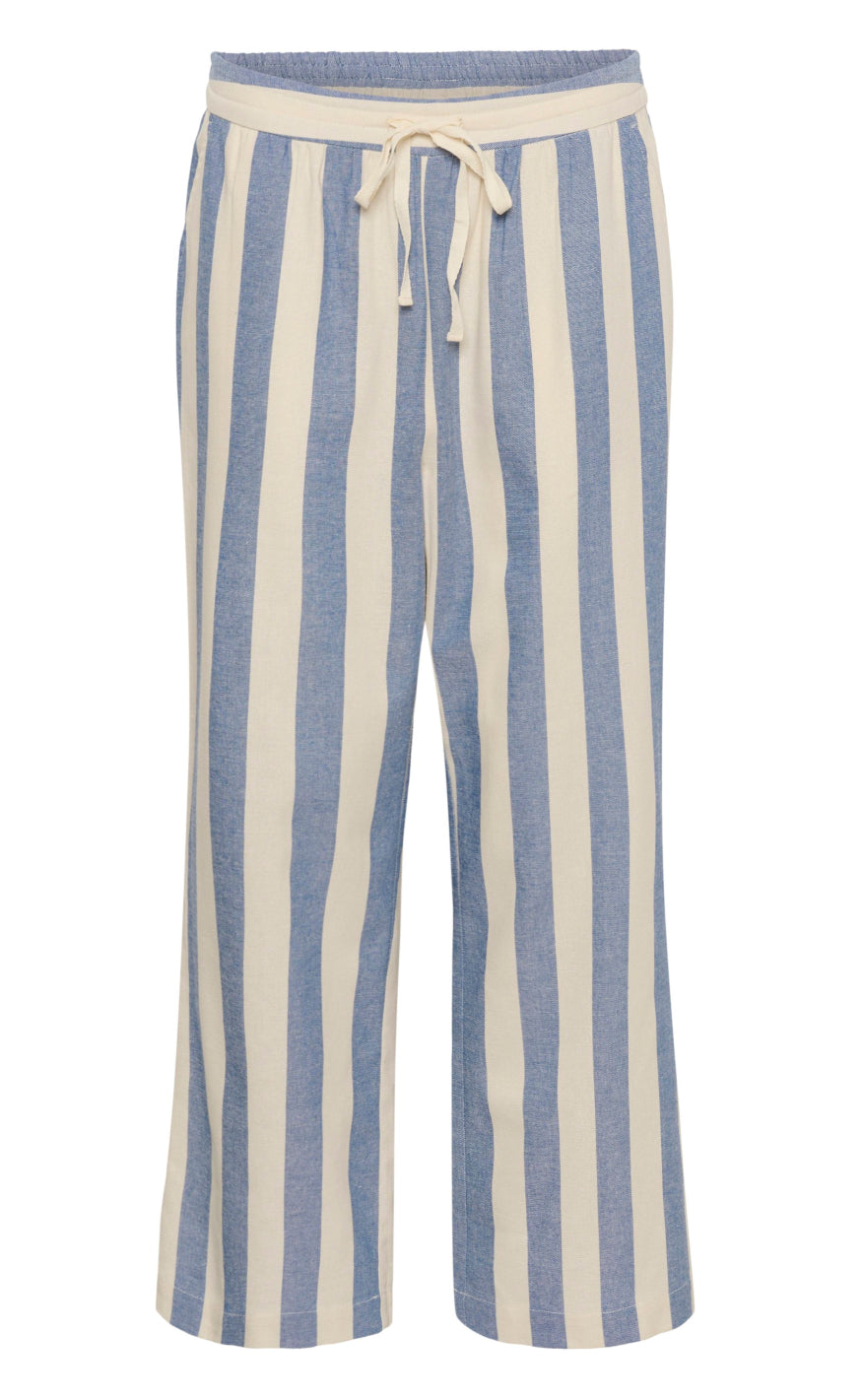 Culture Bukser - Kapina - Whitecap/Blue Stripe | Rask levering ...