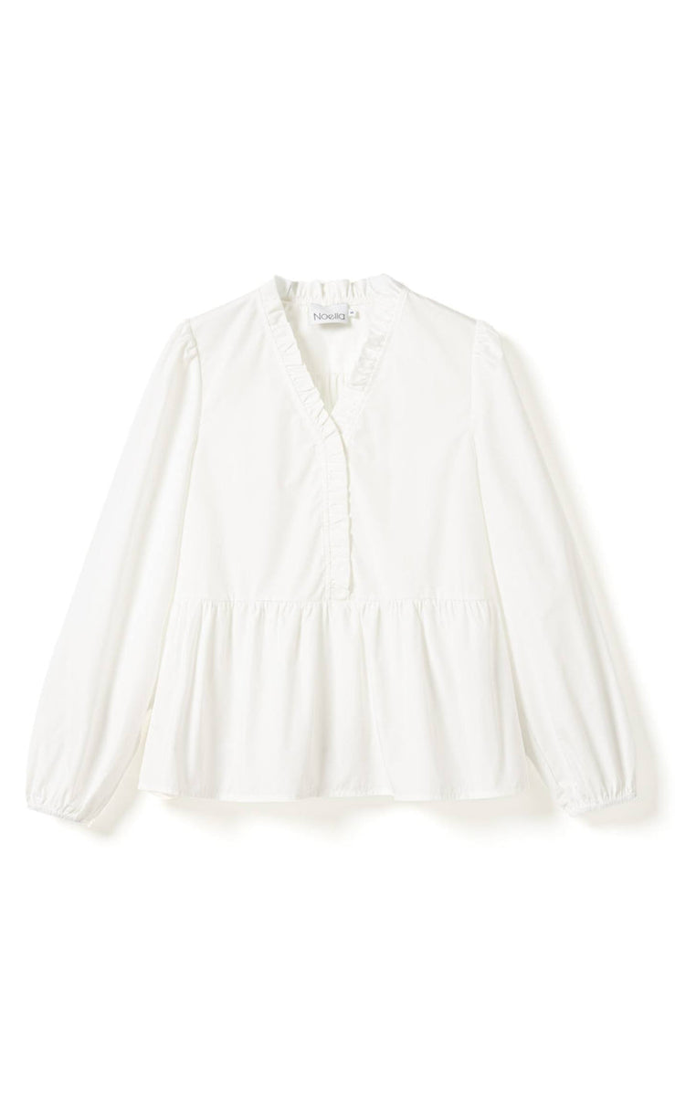 Noella Bluse - Matti LS - White | Rask levering | Fashionbystrand