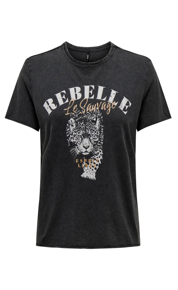 ONLY T-Shirt - Lucy - Phantom Rebelle Miss | Rask levering ...